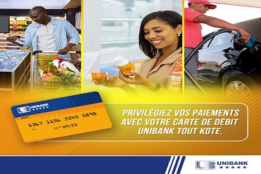 Comment acheter avec votre carte de débit UNIBANK Tout Kote ? - UNIBANK