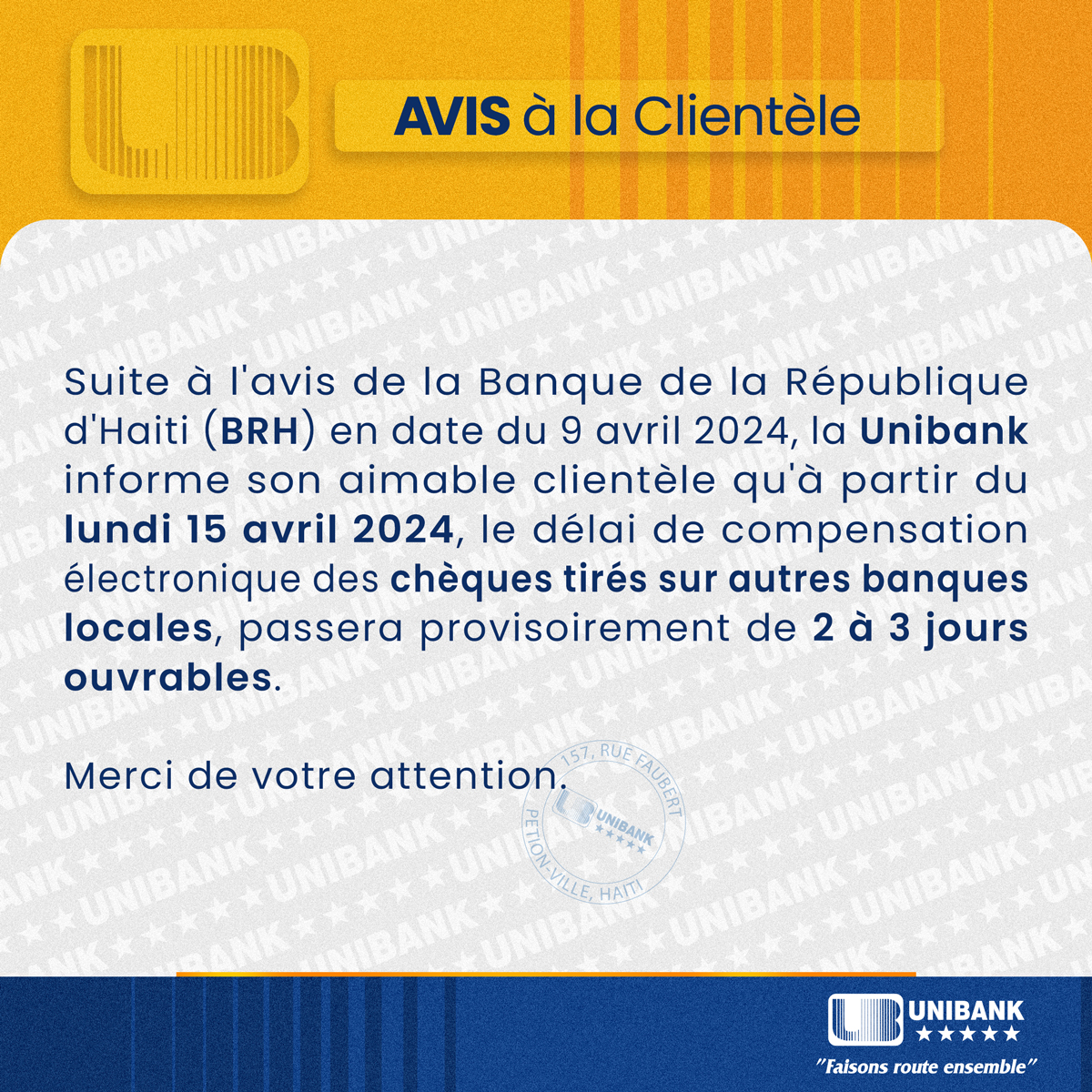 Avis La Client le D lai De Compensation l ctronique Ch ques Autres